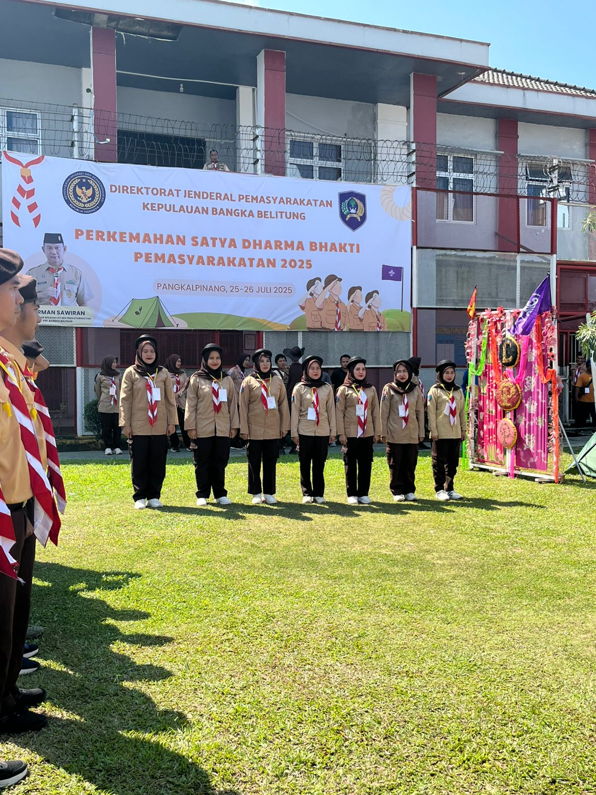 8 Warga Binaan Lapas Perempuan Kelas III Pangkalpinang Ikuti Perkemahan ...