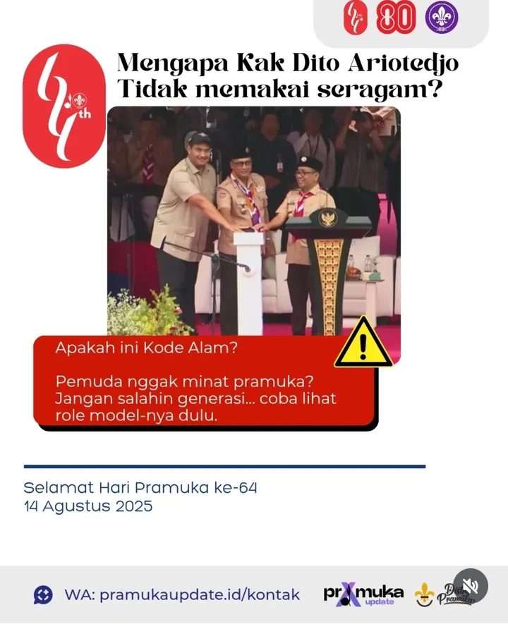 ‎Blunder Panitia Hari Pramuka: Menpora Diminta Pakai Batik, Seragam ...